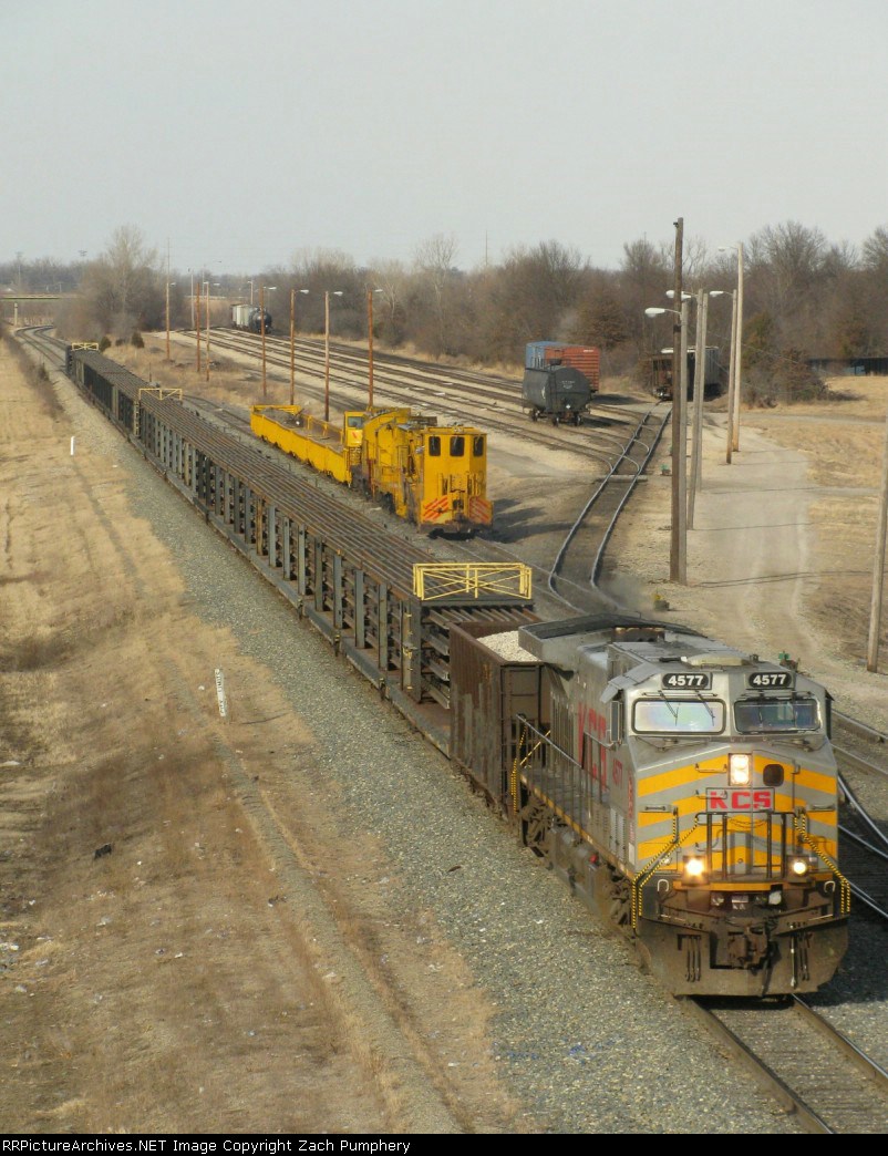Southbound KCS Work Train
